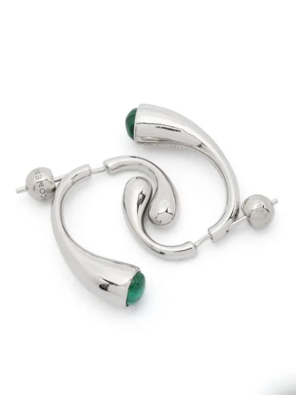PANCONESI Malakite Earrings