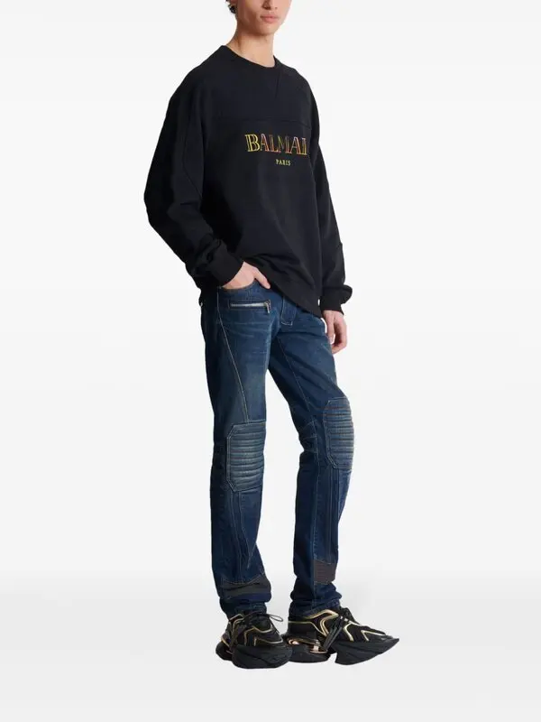 Balmain Embroidered Oversized Sweatshirt