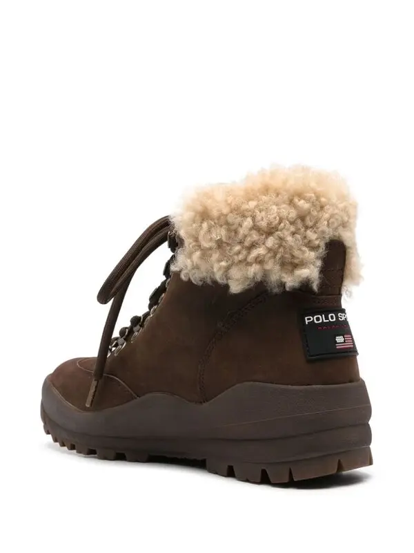 Polo Ralph Lauren Shearling-trim Hiking Boots