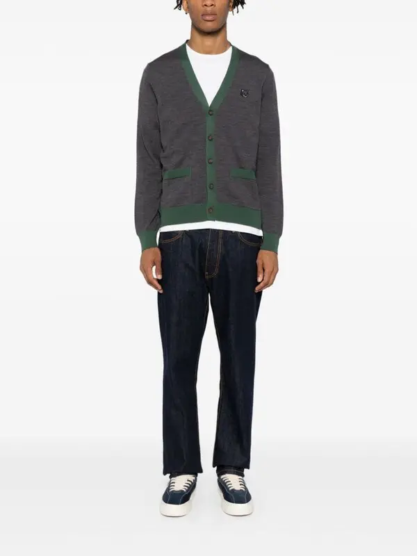 Maison Kitsuné Bold Fox Head Patch Cardigan