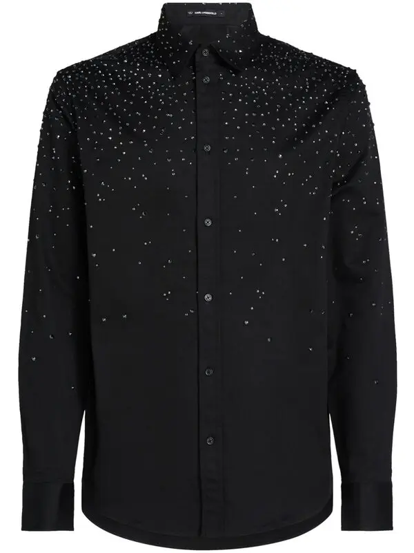 Karl Lagerfeld Rhinestone-dégradé Shirt