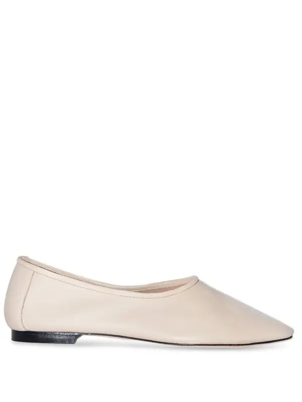 By Far Prudence Ballerinas - Neutrals