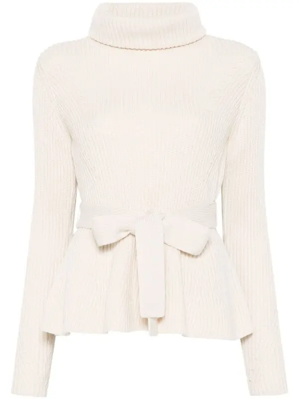 Zimmermann Illustration Peplum Sweater