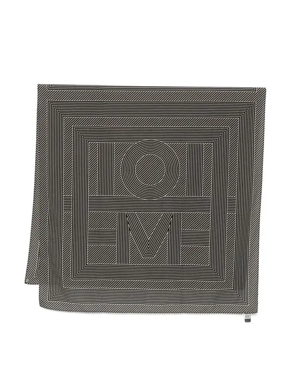 TOTEME Striped Monogram Sarong