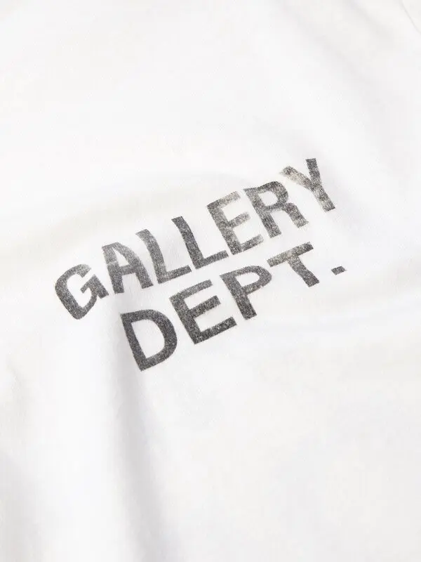 GALLERY DEPT. Vintage Souvenir Logo-print Cotton-jersey T-shirt - White