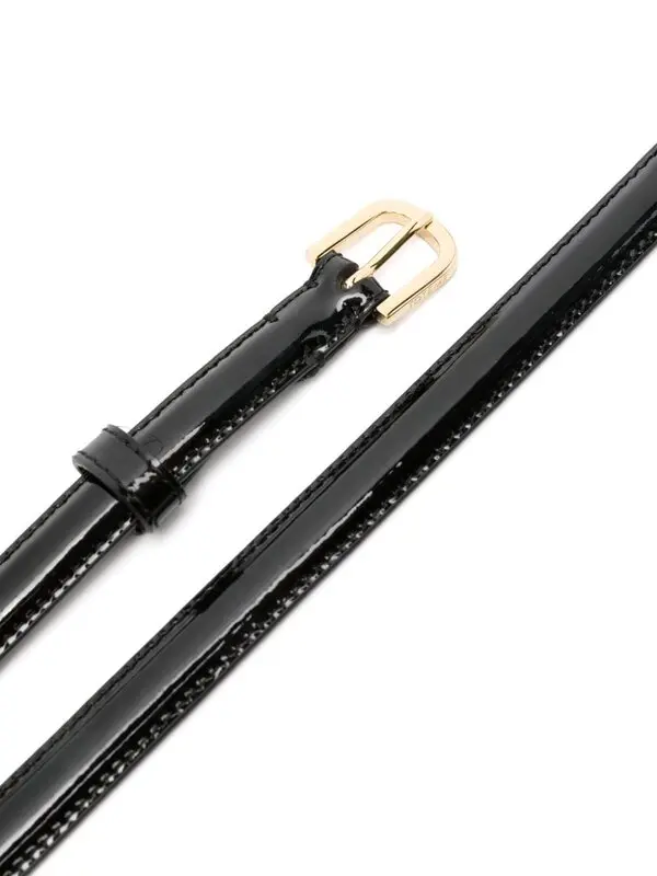 TOTÊME - TOTEME Thin Patent-Leather Belt