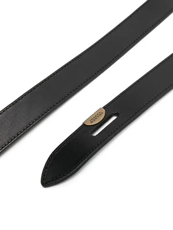 Isabel Marant Étoile Lecce Leather Belt - Black