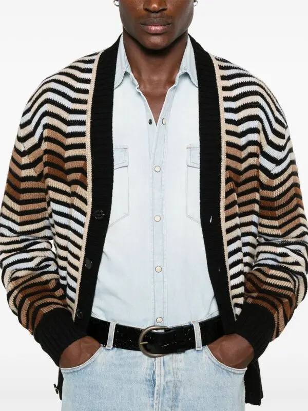 FORTELA Classic-collar Denim Shirt - Blue