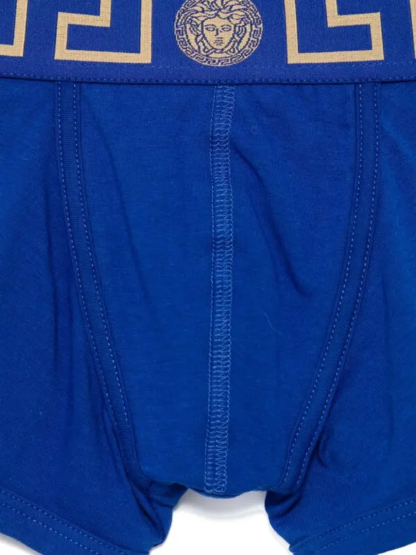 Versace Cotton-jersey Boxers - Blue