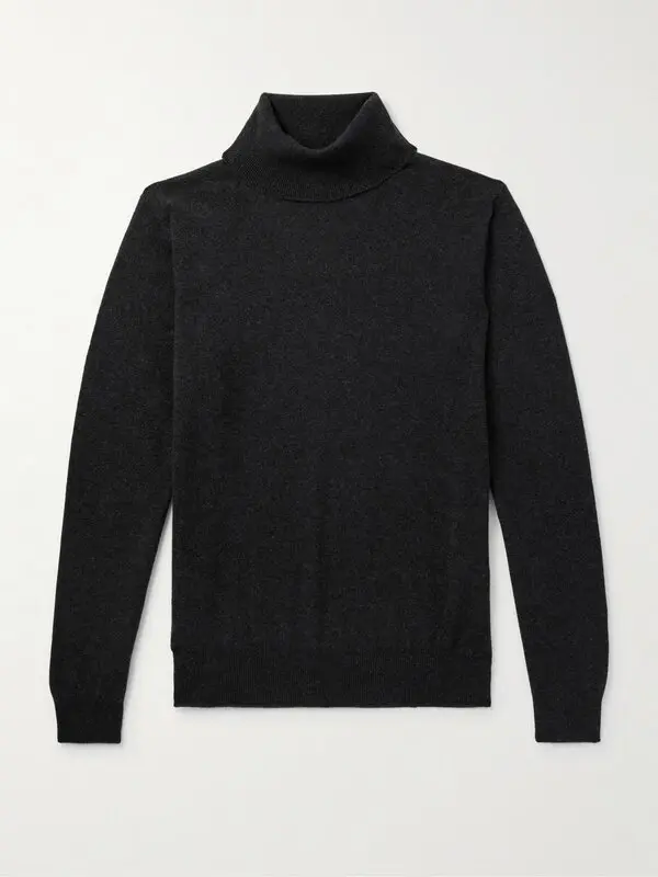 Loro Piana Cashmere Rollneck Sweater - Gray