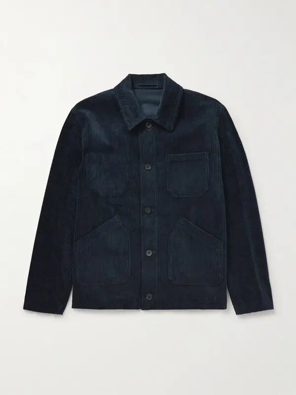 Mr P. Organic Cotton-corduroy Chore Jacket