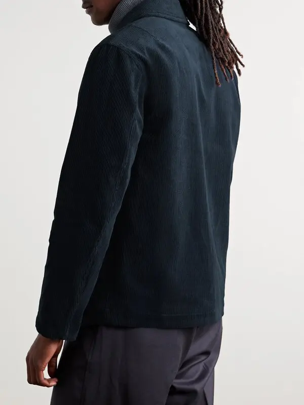 Mr P. Organic Cotton-corduroy Chore Jacket