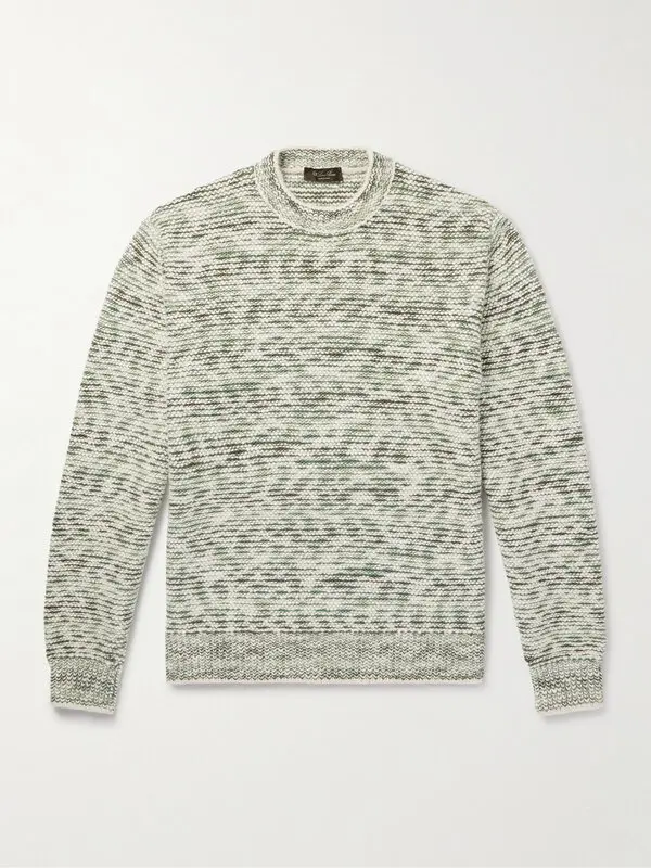 Loro Piana Gnifetti Textured-knit Cashmere Sweater