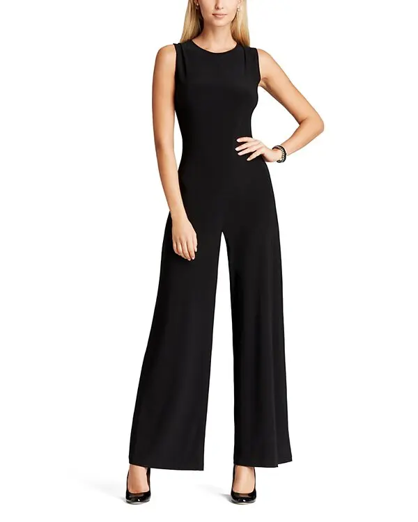 Norma Kamali Kamalikulture Wide Leg Jumpsuit - Black