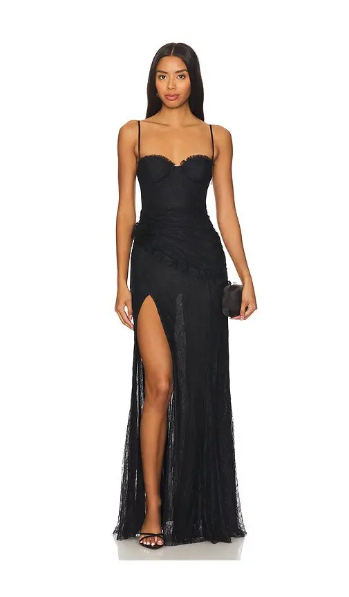 Majorelle Salma Gown - Black