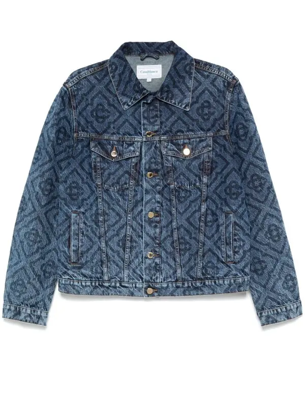 Casablanca Laser Monogram Denim Jacket