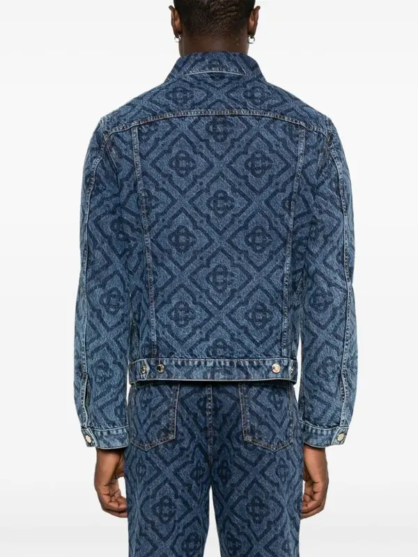 Casablanca Laser Monogram Denim Jacket