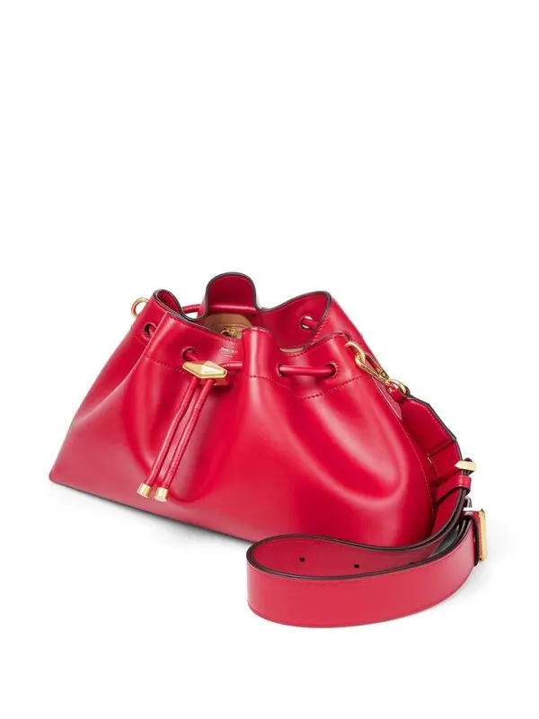 JIMMY CHOO Medium Cinch Shoulder Bag - Red