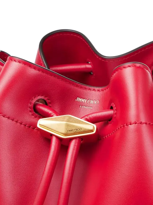 JIMMY CHOO Medium Cinch Shoulder Bag - Red