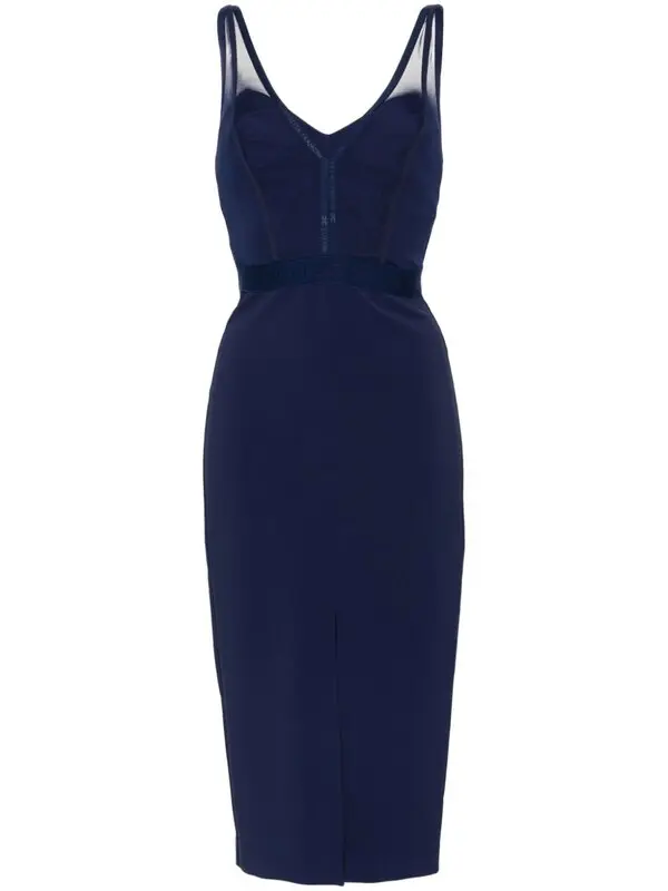 Elisabetta Franchi Corset Midi Dress
