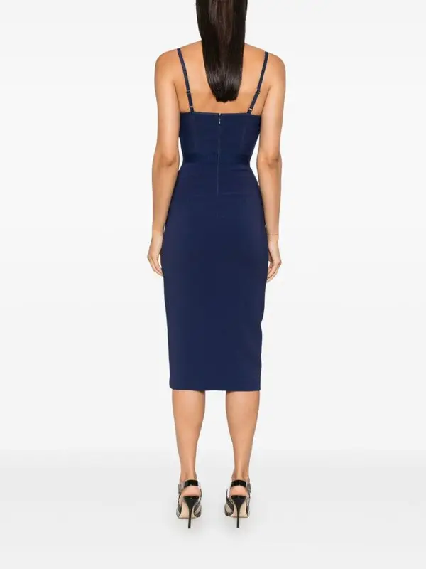 Elisabetta Franchi Corset Midi Dress