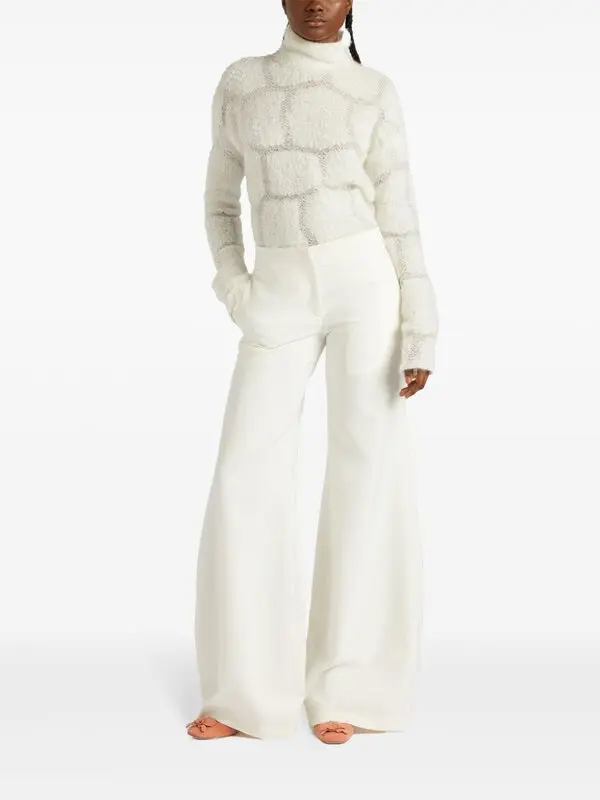 GENNY Chunky-knit Jumper - White