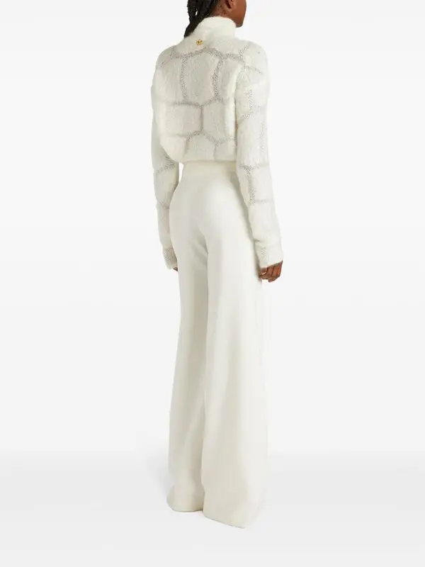 GENNY Chunky-knit Jumper - White