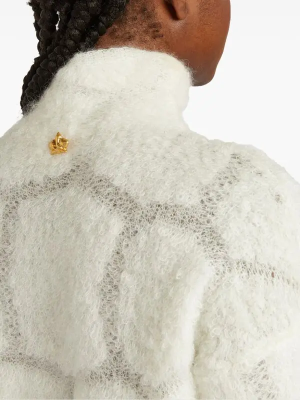 GENNY Chunky-knit Jumper - White