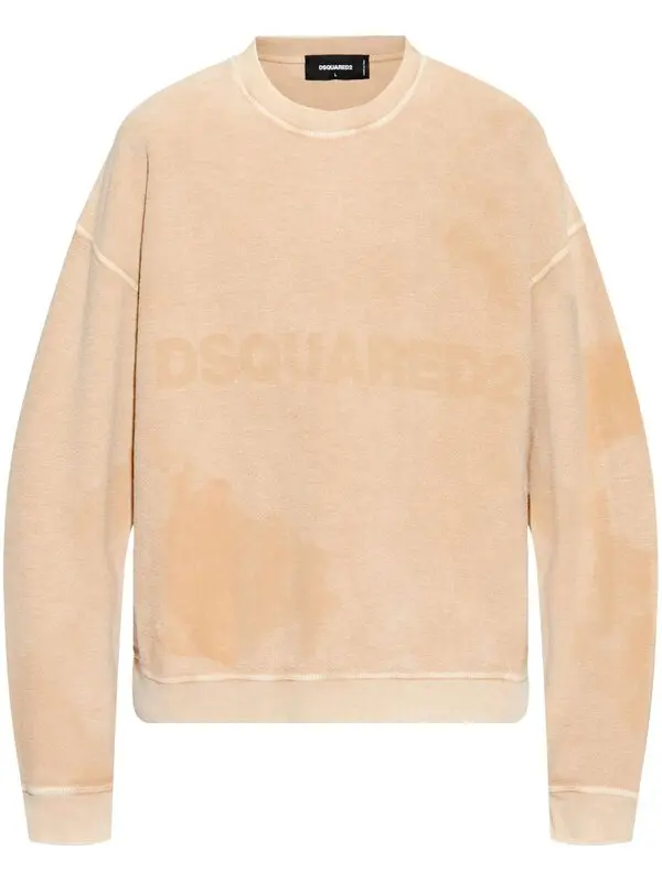 Dsquared2 Logo-print Sweatshirt - Neutrals