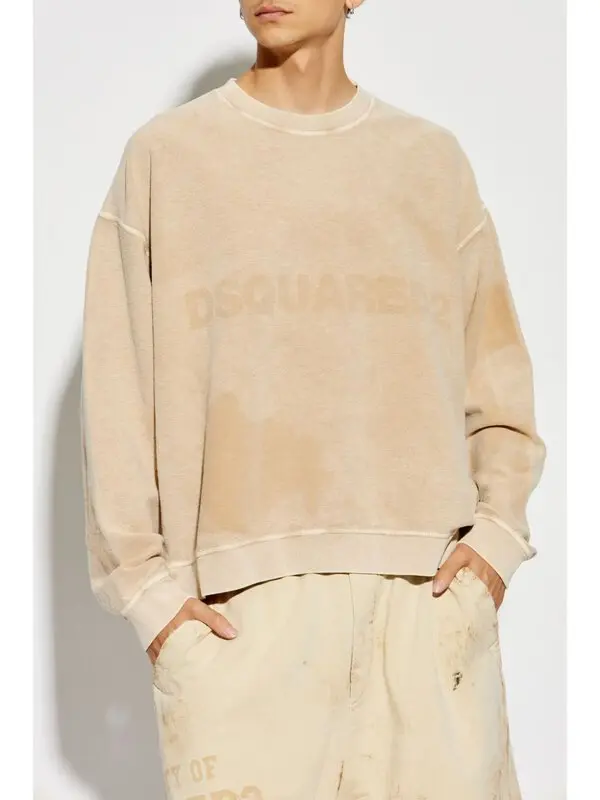 Dsquared2 Logo-print Sweatshirt - Neutrals