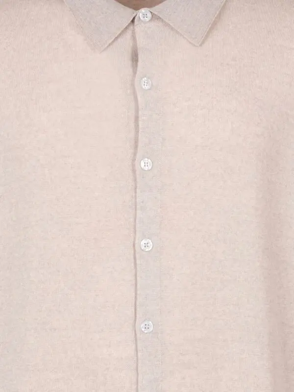 John Smedley Tibor Cardigan - Neutrals