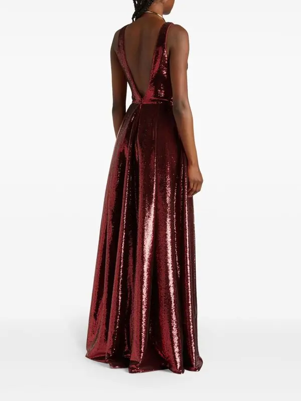GENNY Sequin-embellished Maxi Dress