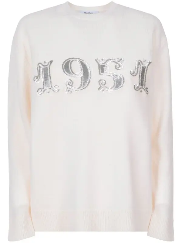 Max Mara Plata Sweater - White