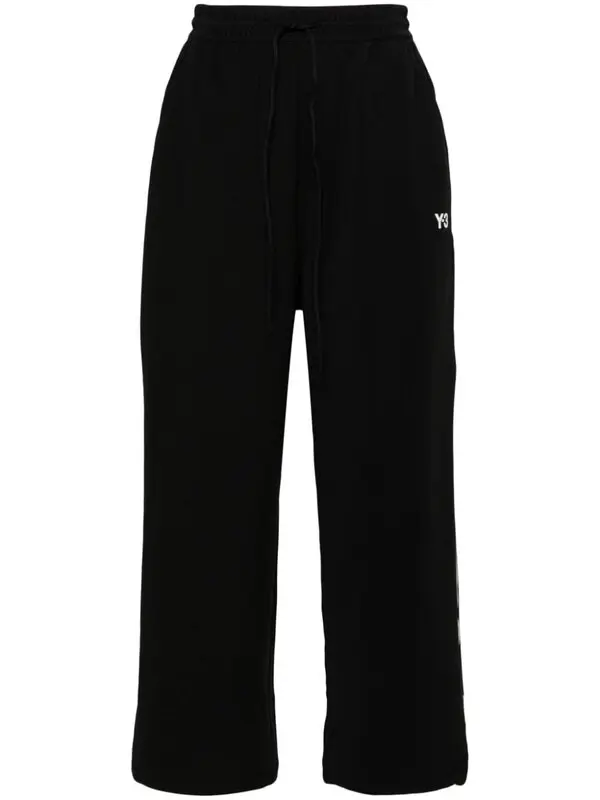 Y3 Logo-print Track Pants - Black