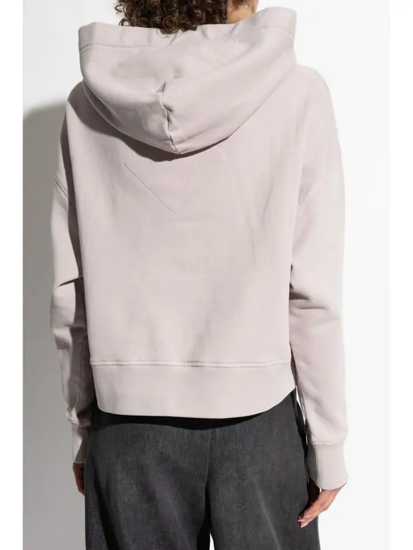 Canada Goose Logo-print Hoodie - Pink