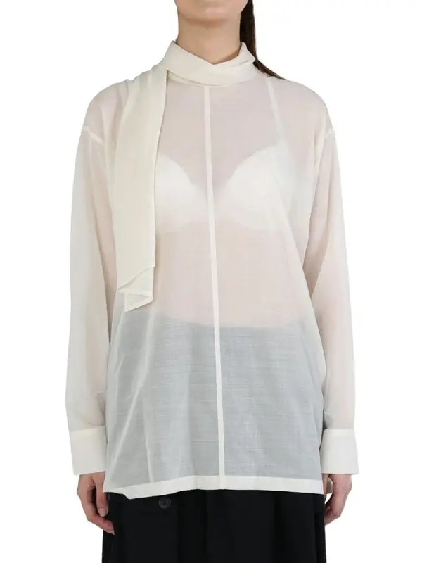 Issey Miyake Sheer Blouse