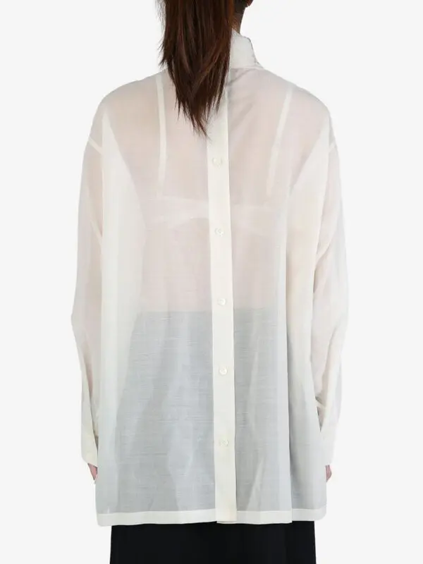 Issey Miyake Sheer Blouse