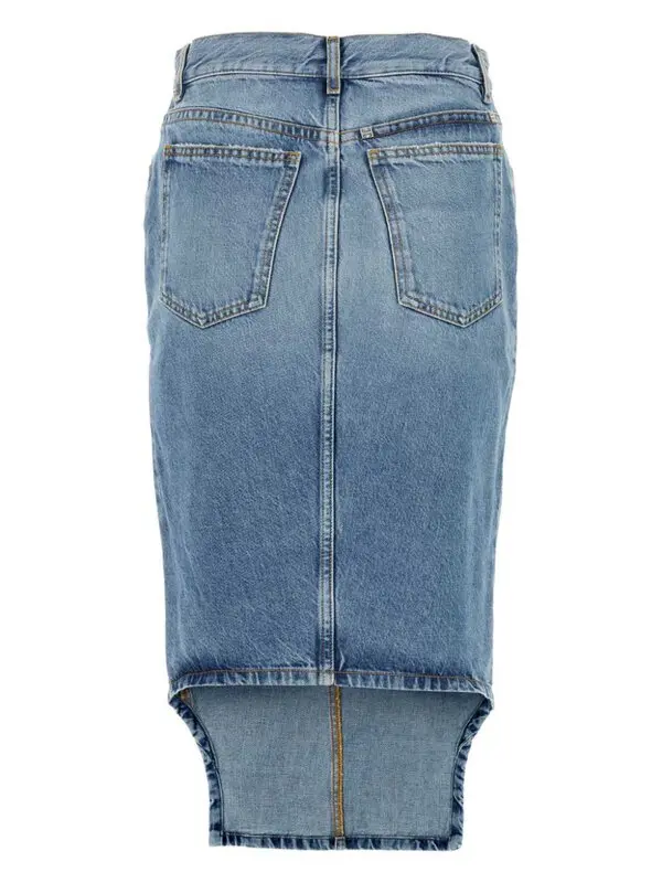 Givenchy Denim Pencil Skirt