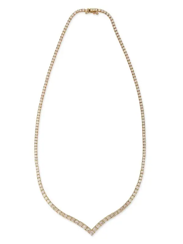 Jacquie Aiche 14kt Yellow Vanessa Diamond Necklace - Gold