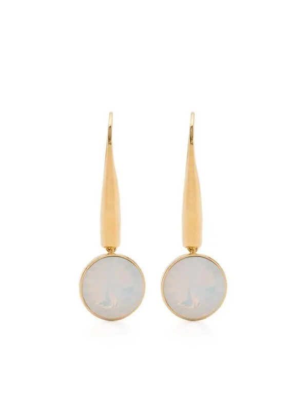 FORTE_FORTE Diamanté-detail Drop Earrings - Gold