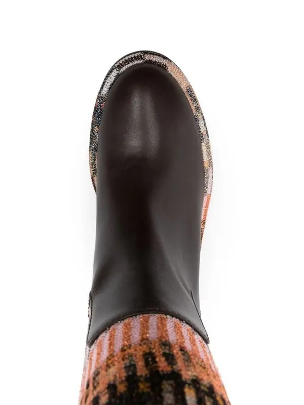 Missoni Striped Knee High Boots