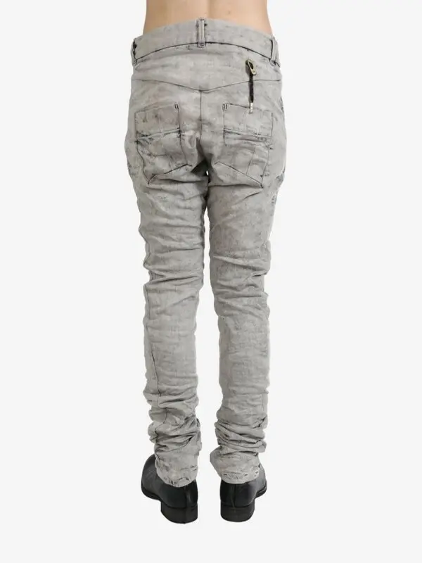 Boris Bidjan Saberi Drop-crotch Slim-cut Trousers