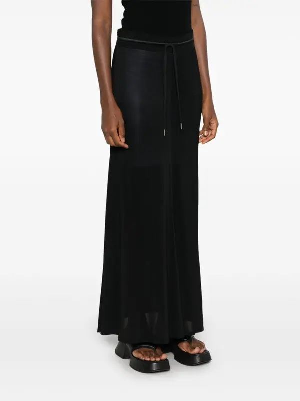 Helmut Lang Flared Midi Skirt
