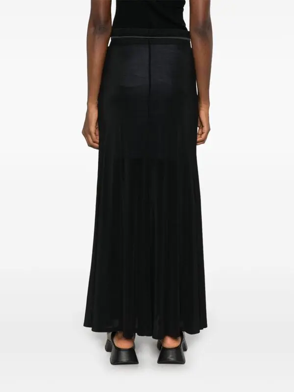 Helmut Lang Flared Midi Skirt