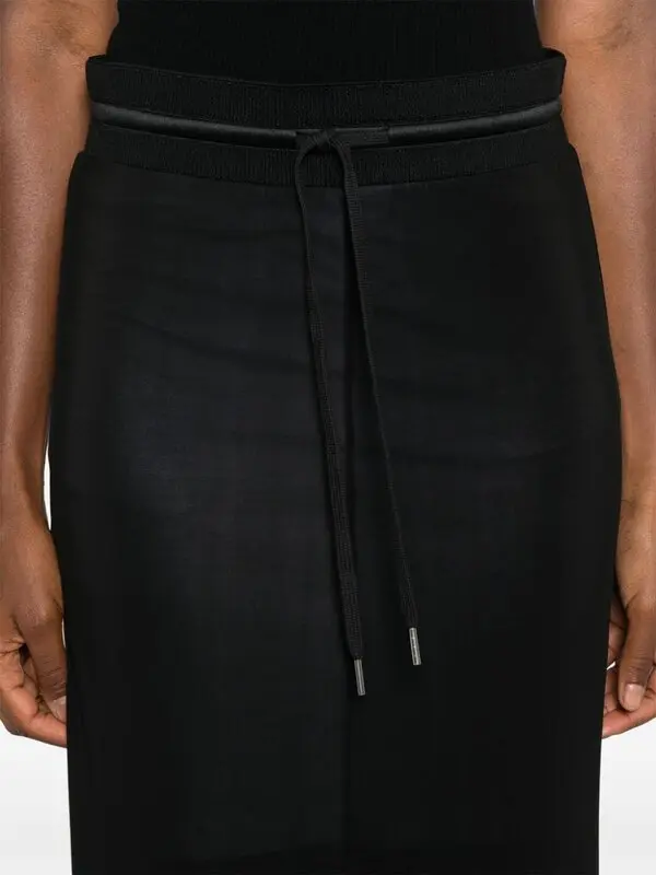Helmut Lang Flared Midi Skirt
