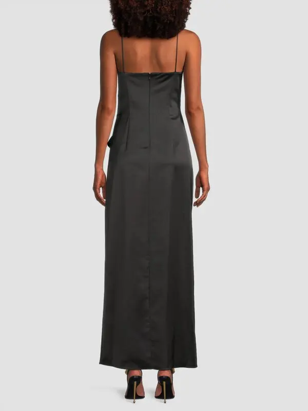 UNGARO Freya Ruffled Satin Gown
