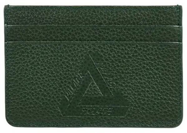 PALACE Leather Card Holder - Green
