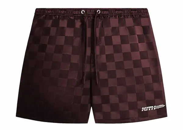 Kith Checkered Satin Collins Short