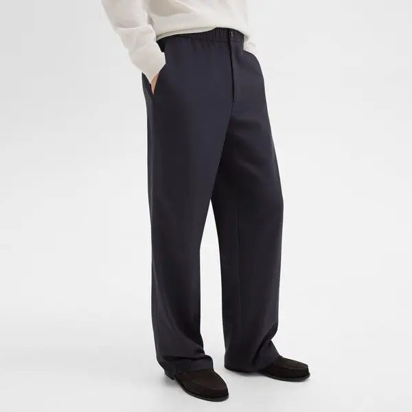 Theory Wide-leg Drawstring Pant