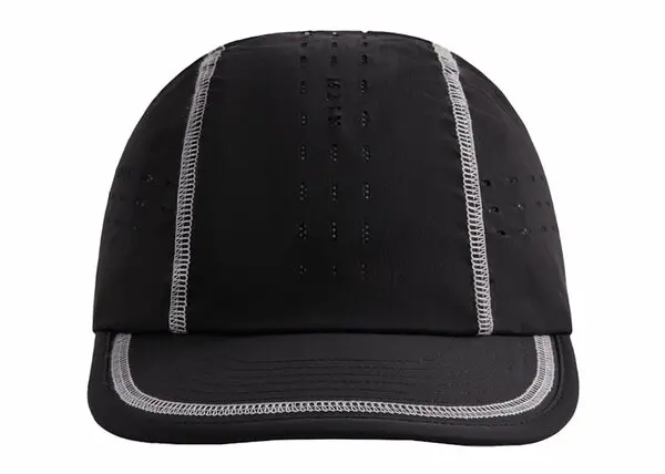 Kith Wrinkle Nylon Griffey Camper Cap - Black